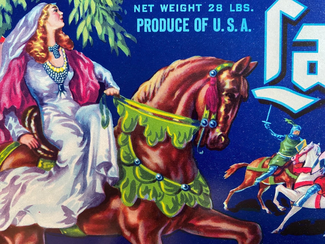 Lady Rowena Brand Label - Original - Etsy