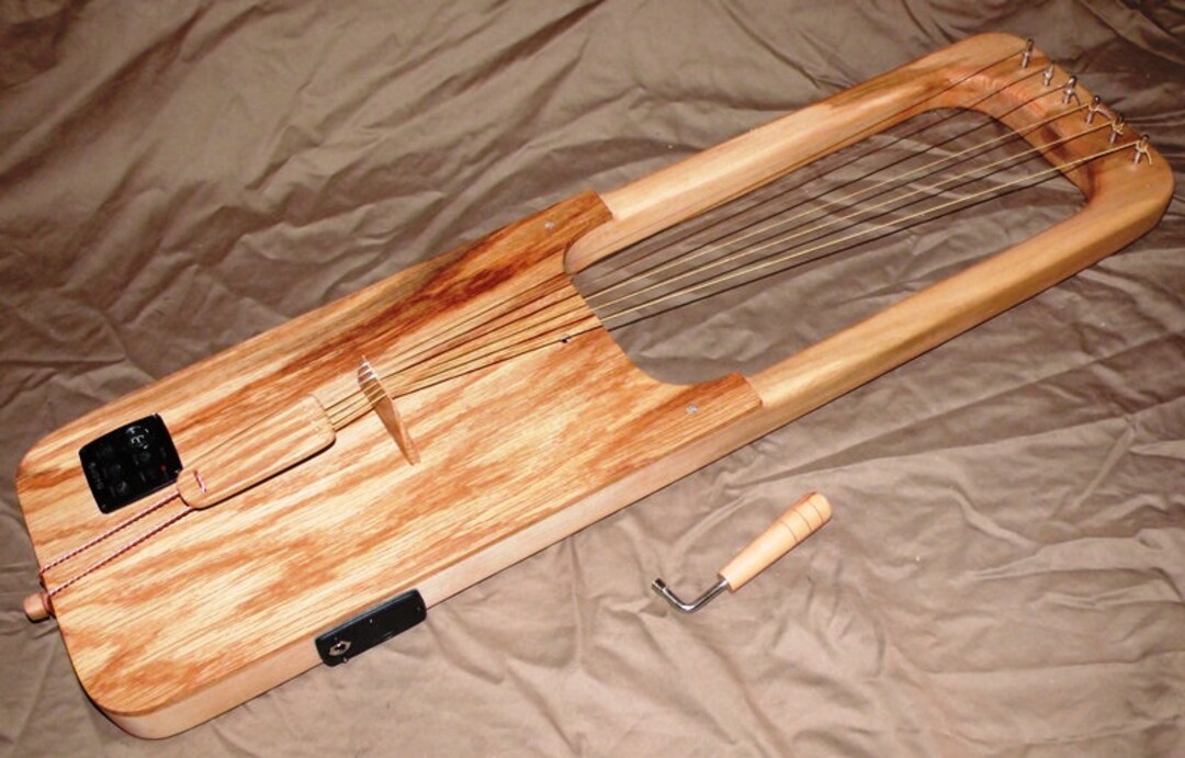 Electric Sutton Hoo Lyre Hard Maple & Red Oak - Etsy