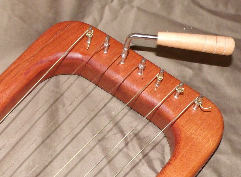 Electric 7 String Kravik Lyre Aged Cherry Red Oak & Maple - Etsy