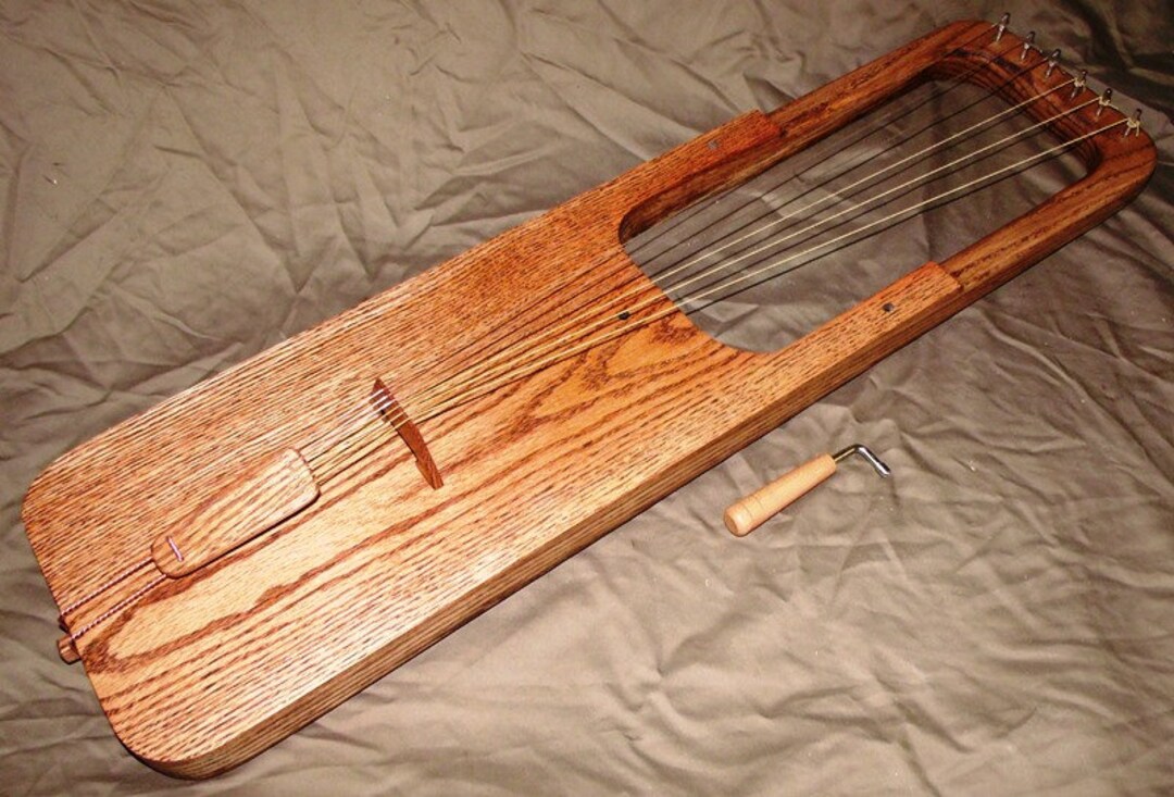 Sutton Hoo Lyre 6 String Spalted Red Oak - Etsy