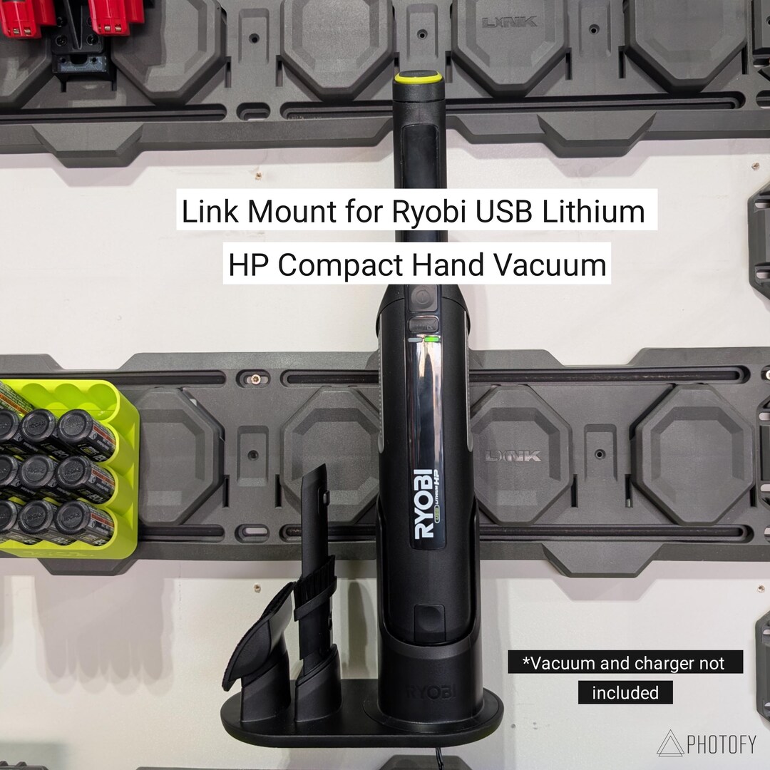 Link Mount for Ryobi USB Lithium HP Compact Hand Vacuum Charging Dock ...