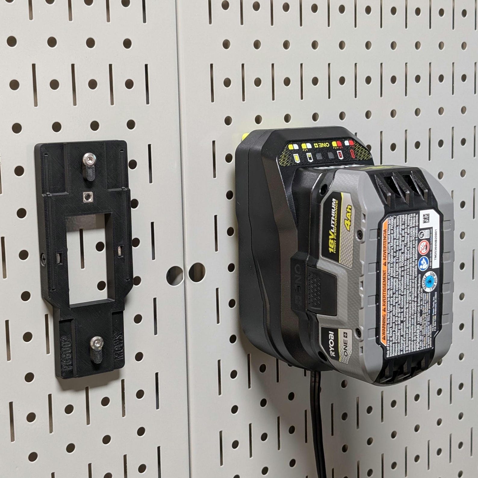 Ryobi Charger Wall Control Mount (PCG002 Model) - Etsy