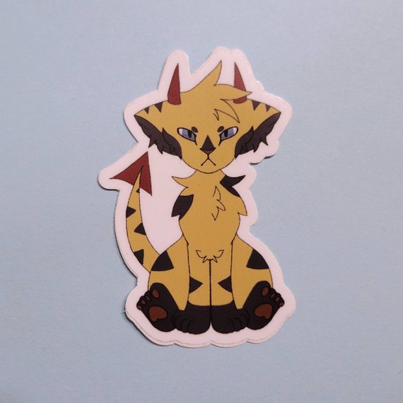 Die-cut Devil Cat Fursona Sticker - Etsy