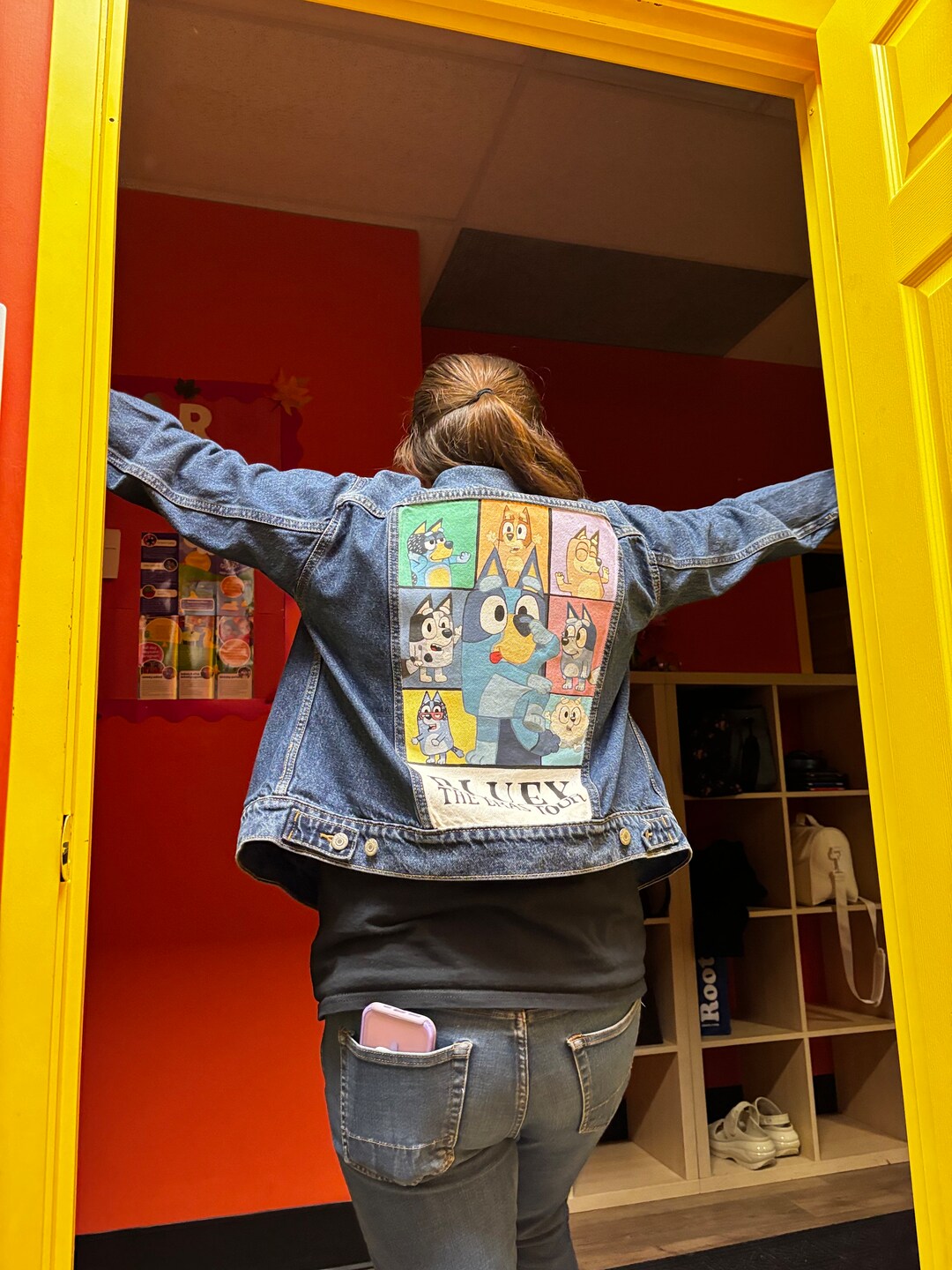 Custom Bluey Eras Tour Denim Jacket (can Be Anything You Want) - Etsy UK