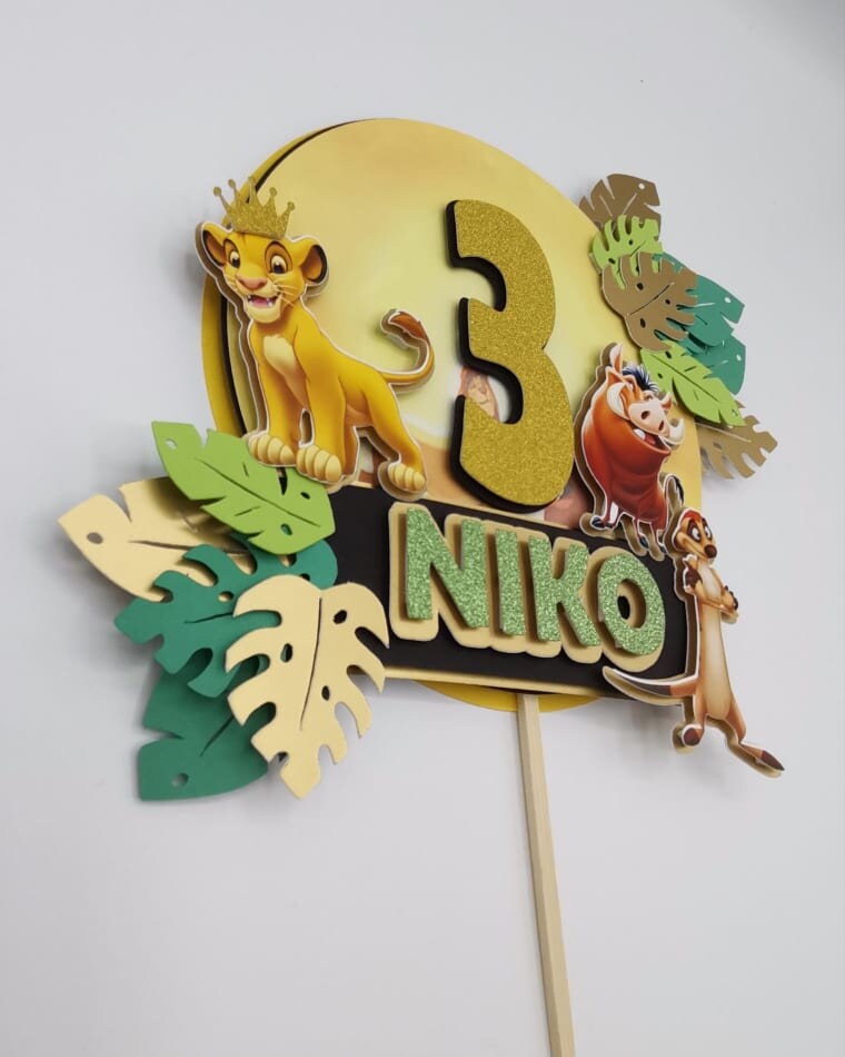 The Lion King Topper Birthday Topper - Etsy