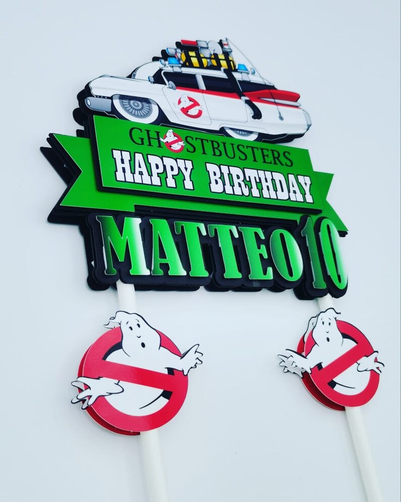 Ghostbusters Topper Birthday Topper Cake Topper - Etsy