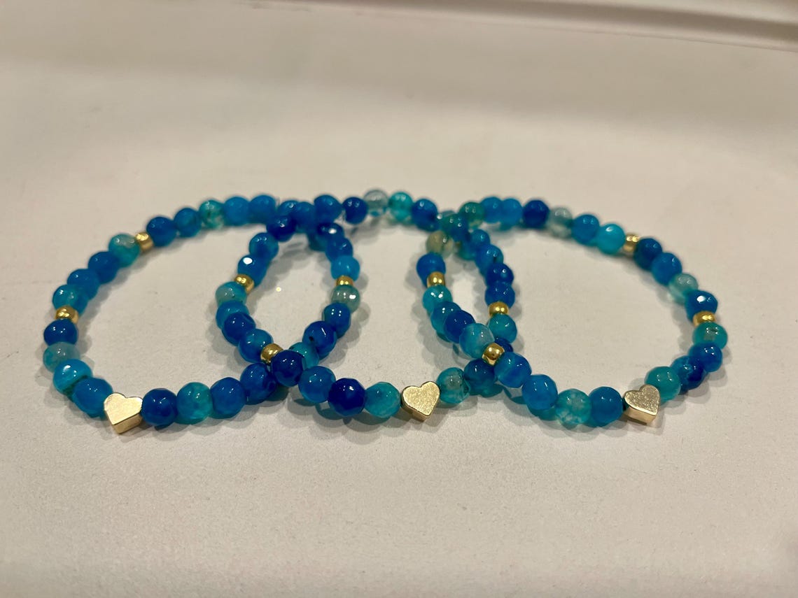 Blue Friendship Bracelet - Etsy