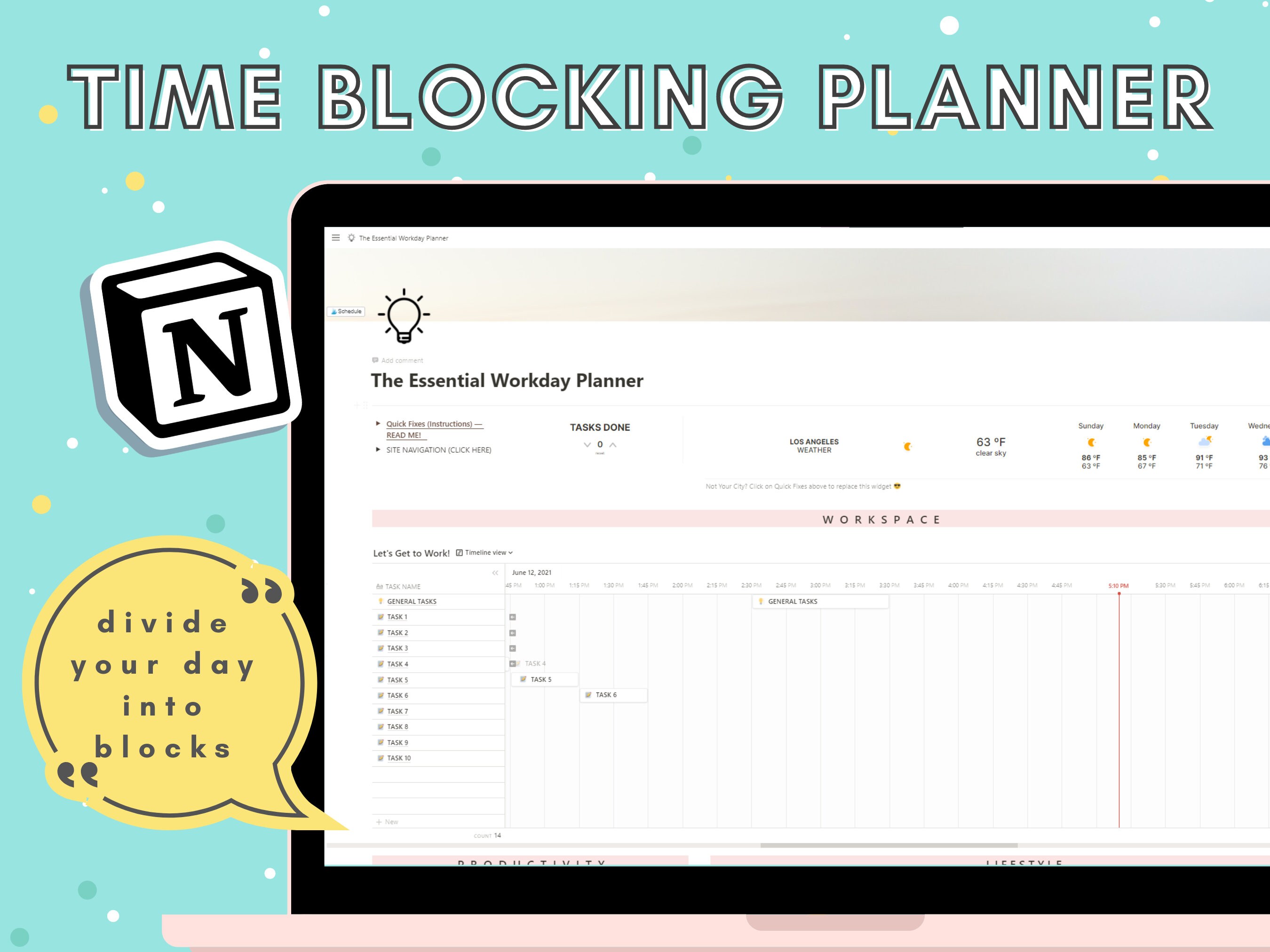 Notion Time Blocking Templates Pe