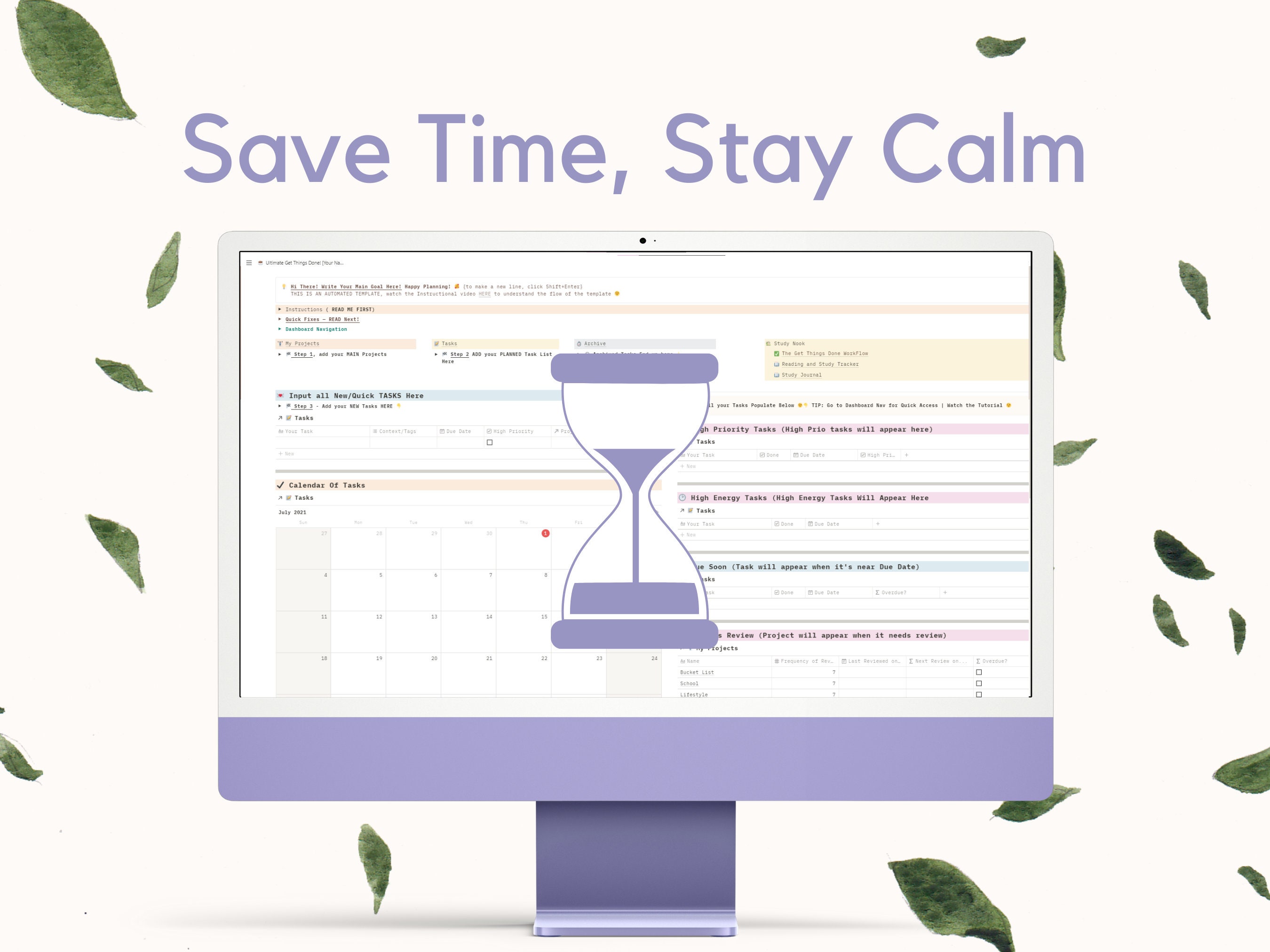 Gtd Notion Template