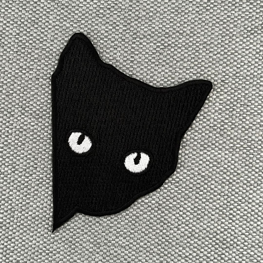 Urbanski Patch Cute Curious Cat to Iron on 7 X 5.6 Cm Patch Application ...