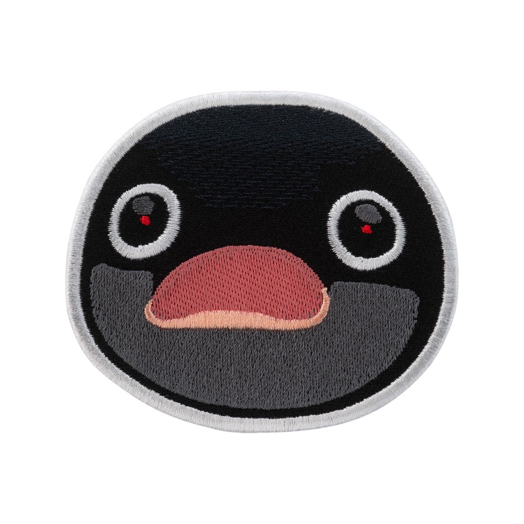 Urbanski Patch Sad Pingu is Sad Iron-on Patch 6.8 X 7.8 Cm | Iron-on ...