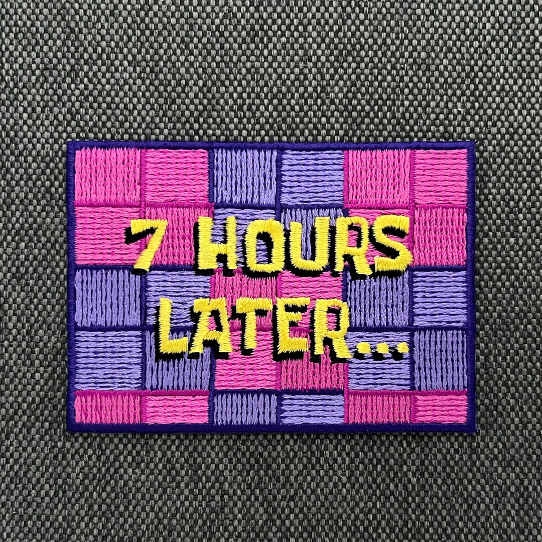 Urbanski Patch Seven Hours Later Seven Hours Later to Iron on 6 X 8.5 ...