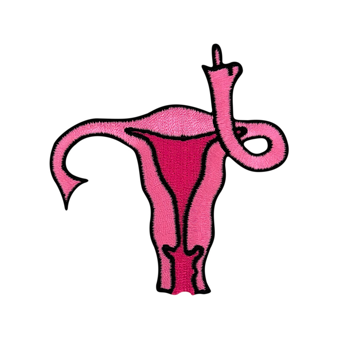 Urbanski Patch Uterus Showing Finger to Iron on 7.1 X 6.8 Cm | Patch ...