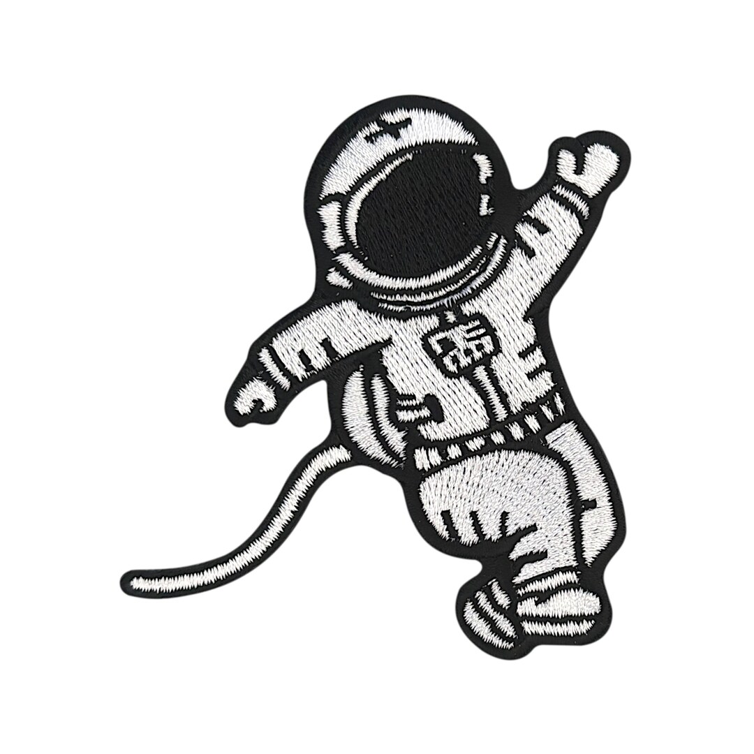 Urbanski Patch Astronaut in Space Spaceship Rocket Planet to Iron on 7. ...