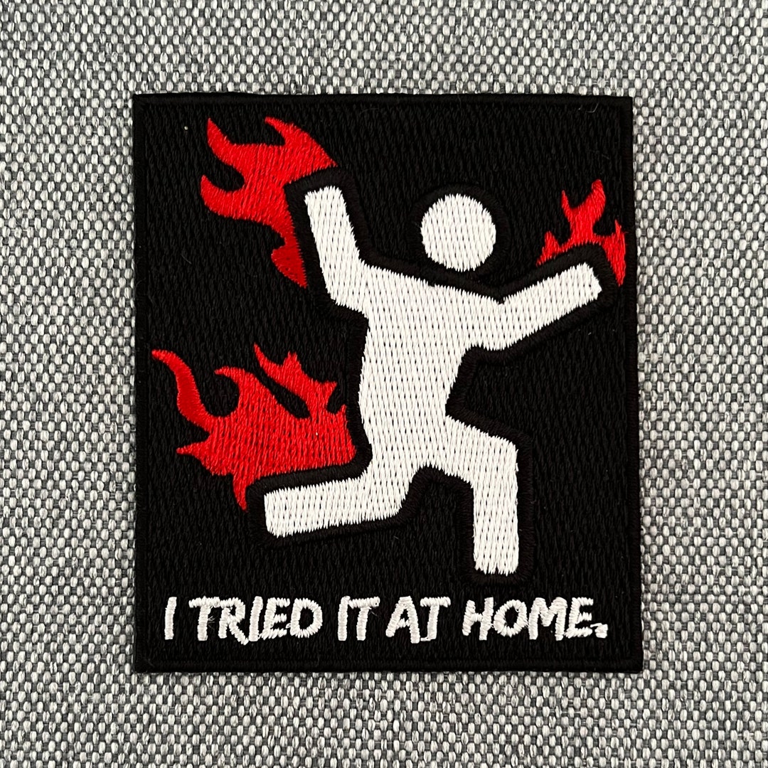 Urbanski Patch I Tried It at Home for Ironing 7.7 X 6.7 Cm Patch ...