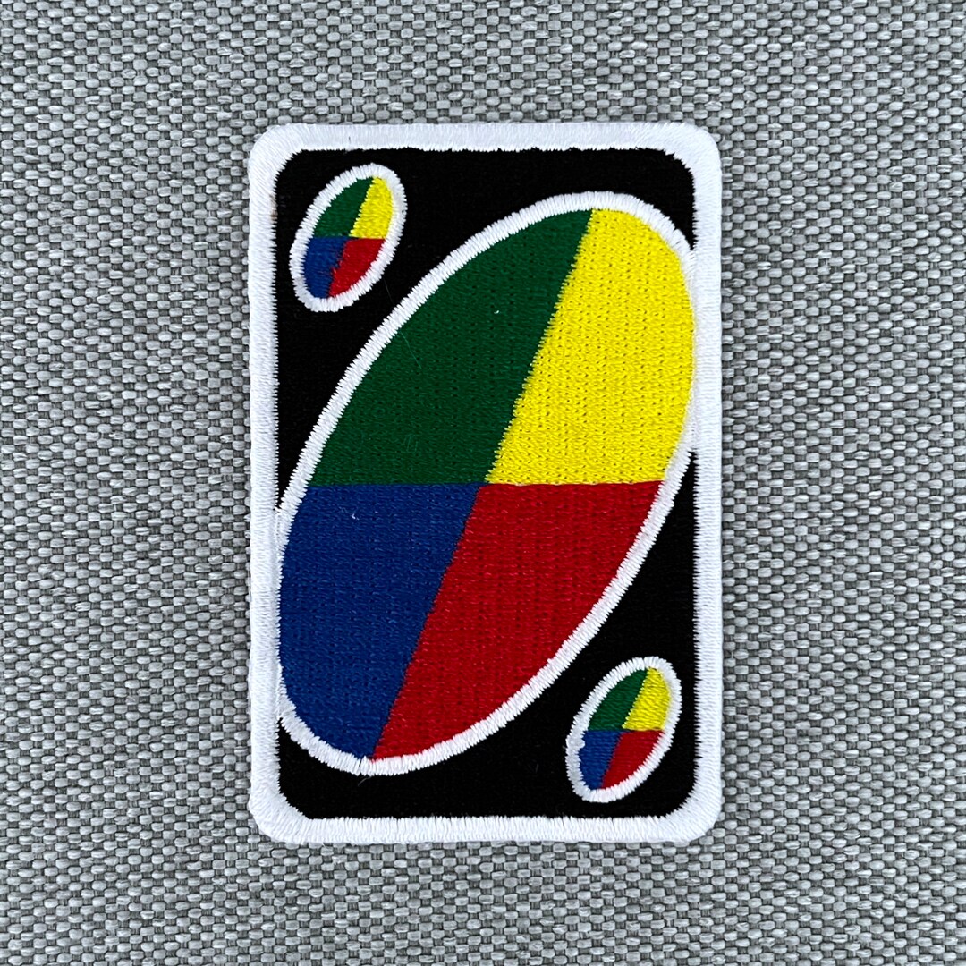 Urbanski Patch UNO Card Color Choose to Iron on 7.4 X 4.7 Cm Patch ...