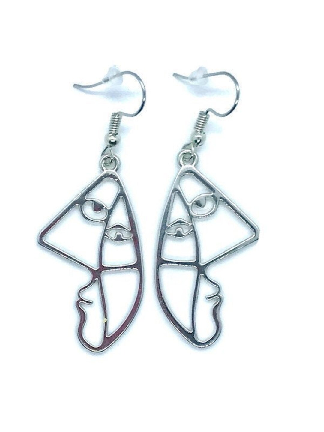 Abstract Art Face Earrings Picasso Face Earrings Human Face Earring ...