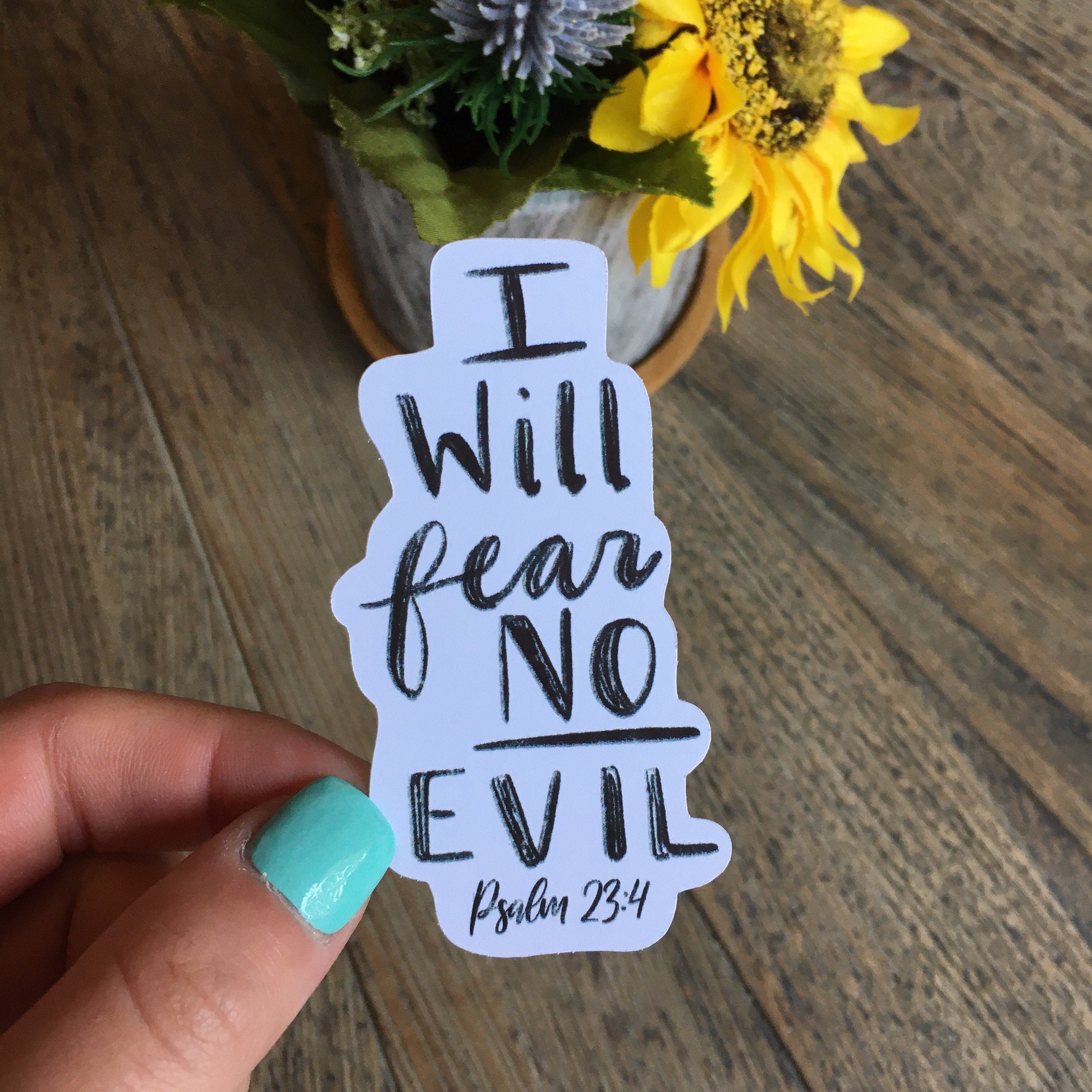 Bible Verse Sticker - Etsy