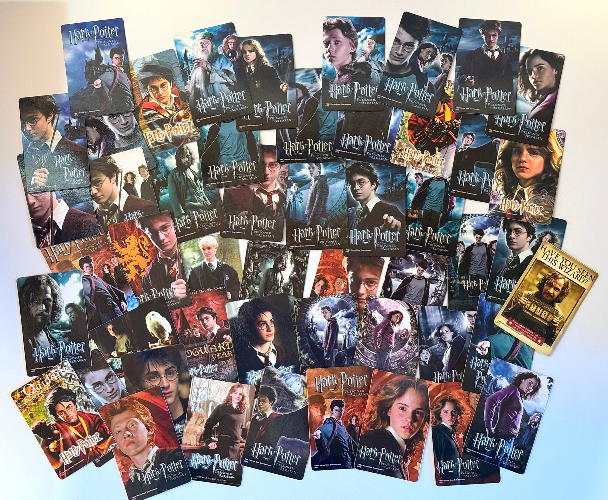 Two Collectible Harry Potter Calendar Card Packs of 50 Each - Etsy