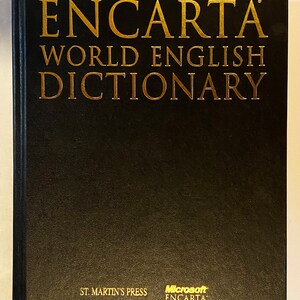 Vintage Encarta World English Dictionary - Etsy