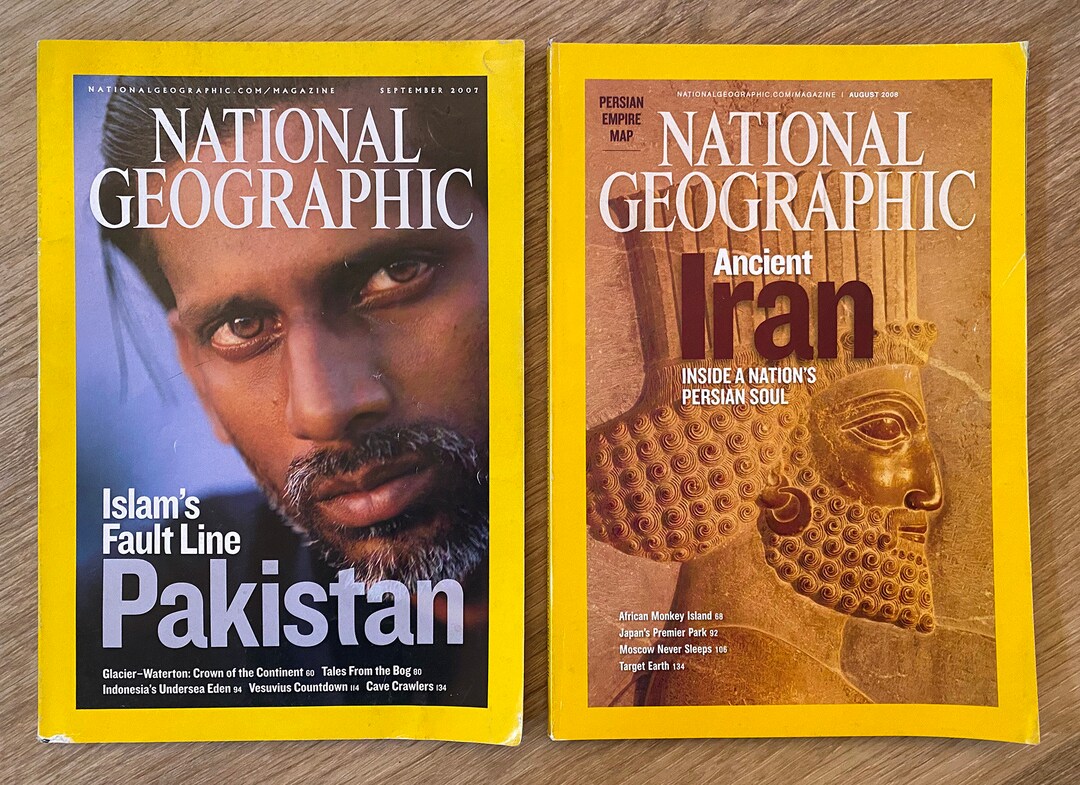 Nat Geo Country Themed Magazines - Etsy