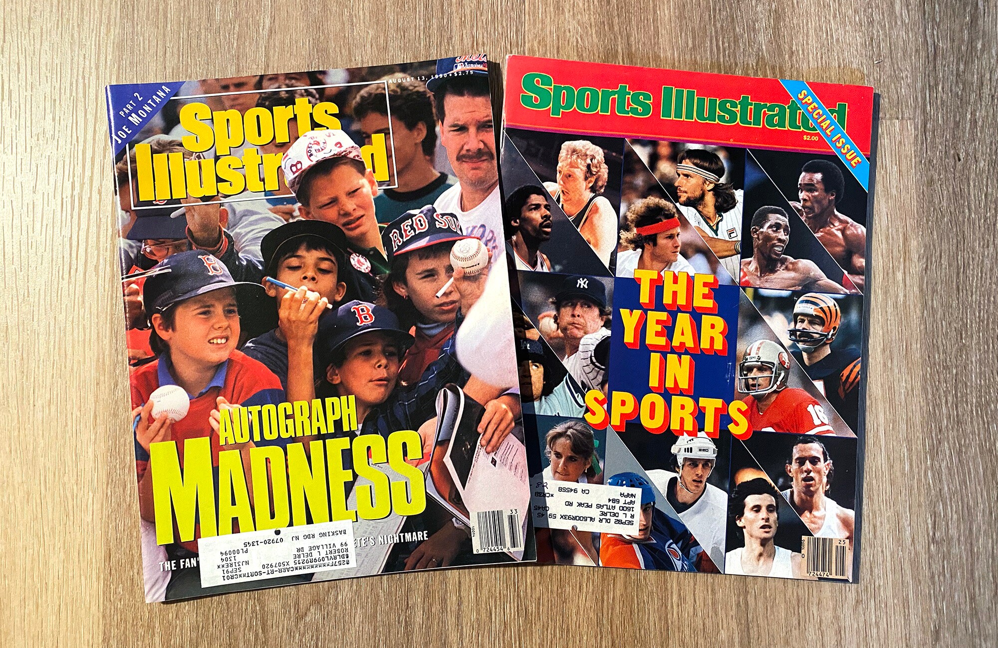 2 Vintage Sports Illustrated Magazines - Etsy