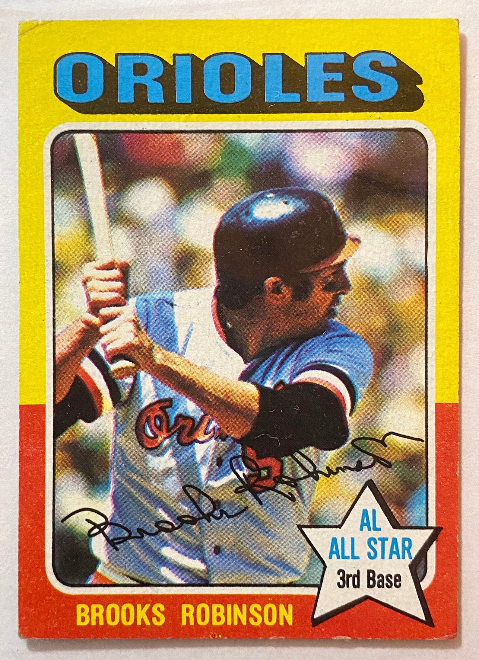 1977 Topps Brooks Robinson All-star Trading Card - Etsy