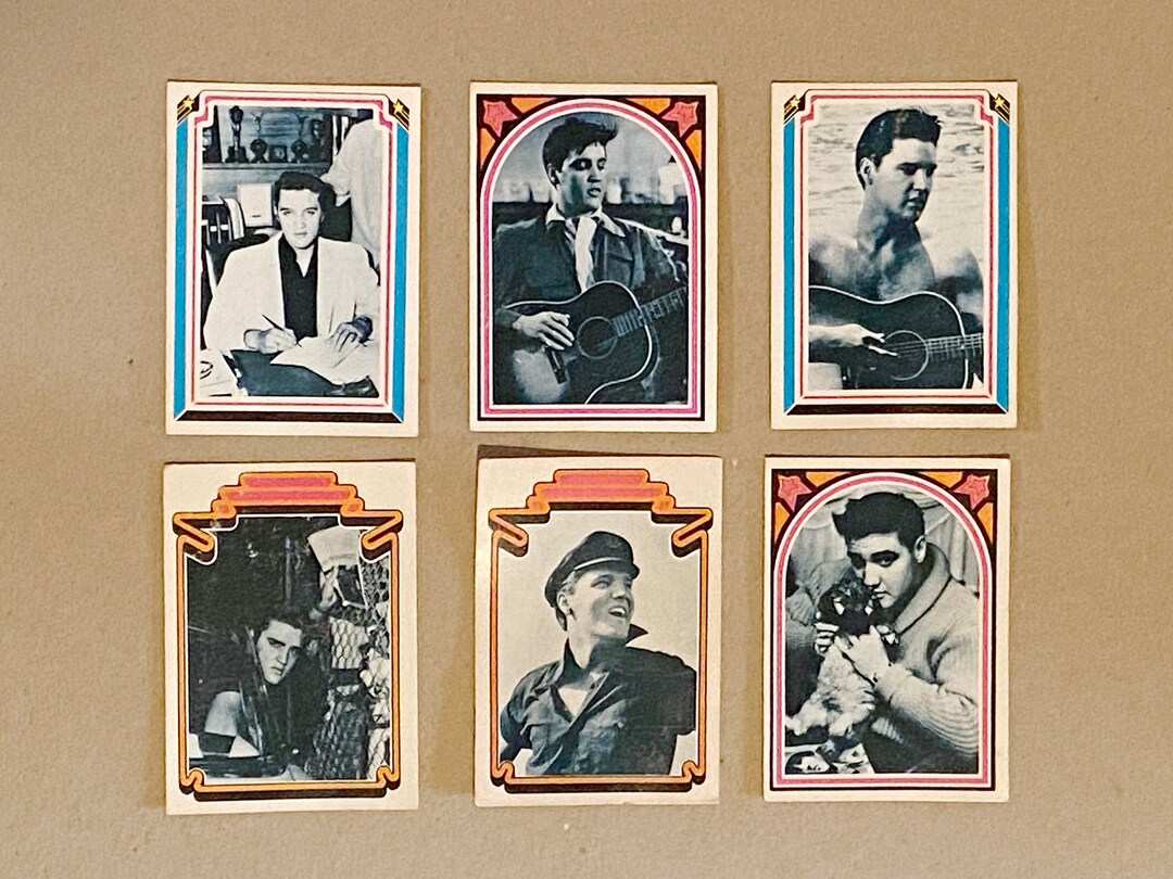 Vintage Elvis Trading Cards - Etsy
