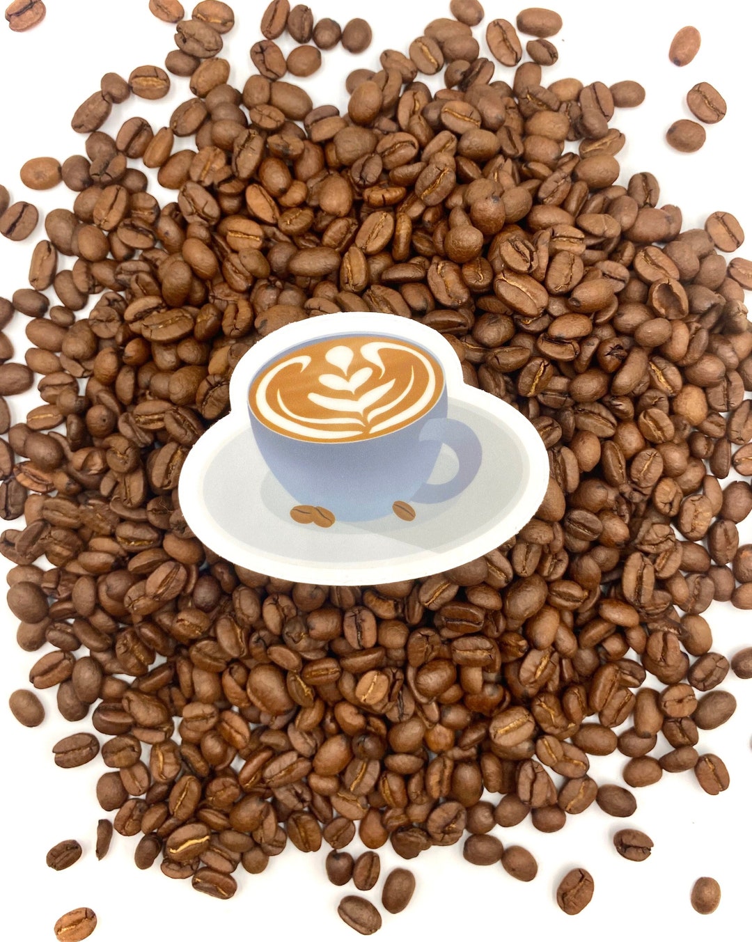 Cappuccino Sticker - Coffee, Cozy, Dishwasher Safe, Durable, Vinyl ...