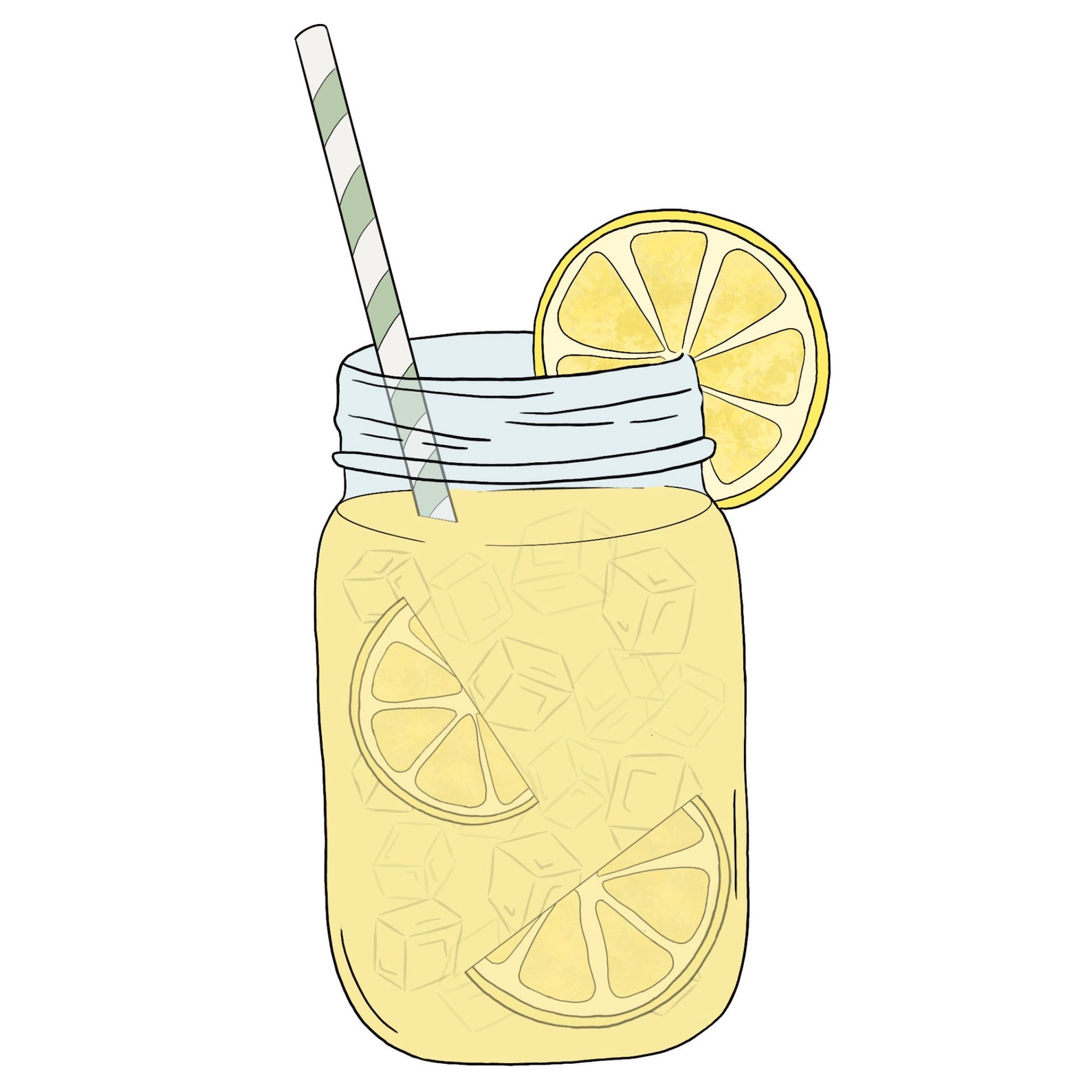 Waterproof Vinyl Lemonade Sticker Food Sticker Laptop - Etsy