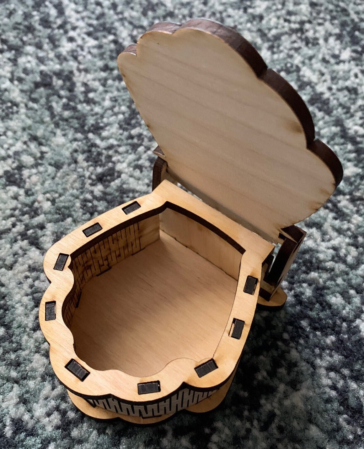 SVG File for Laser Cutting. Sea Shell Box for Ring / Earring / Watch ...