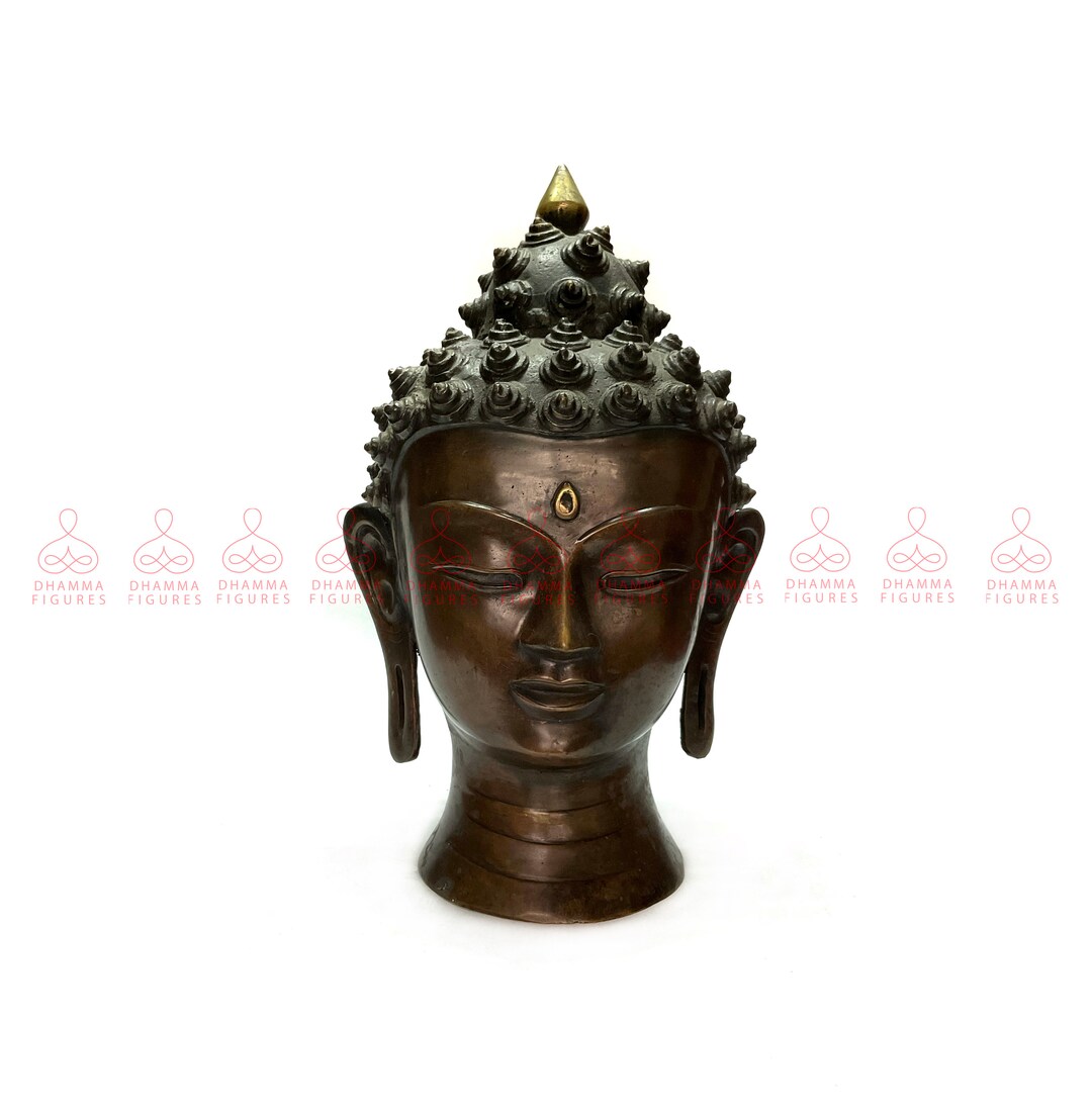 Shakya Buddha Head Peace Decor , Home Décor, Peace Décor, Handcrafted ...