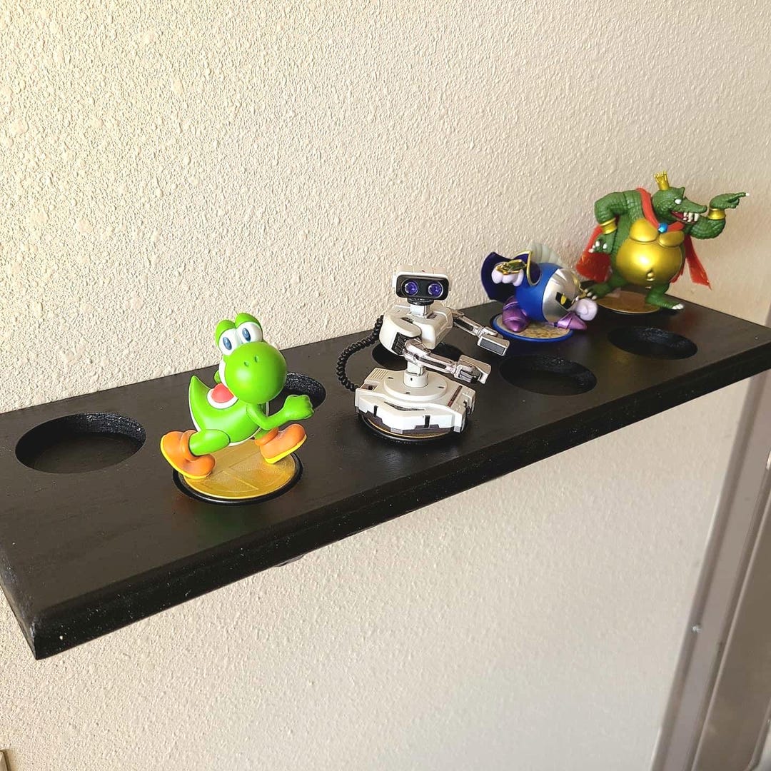 Improved! - Black Amiibo Display Shelf - Etsy
