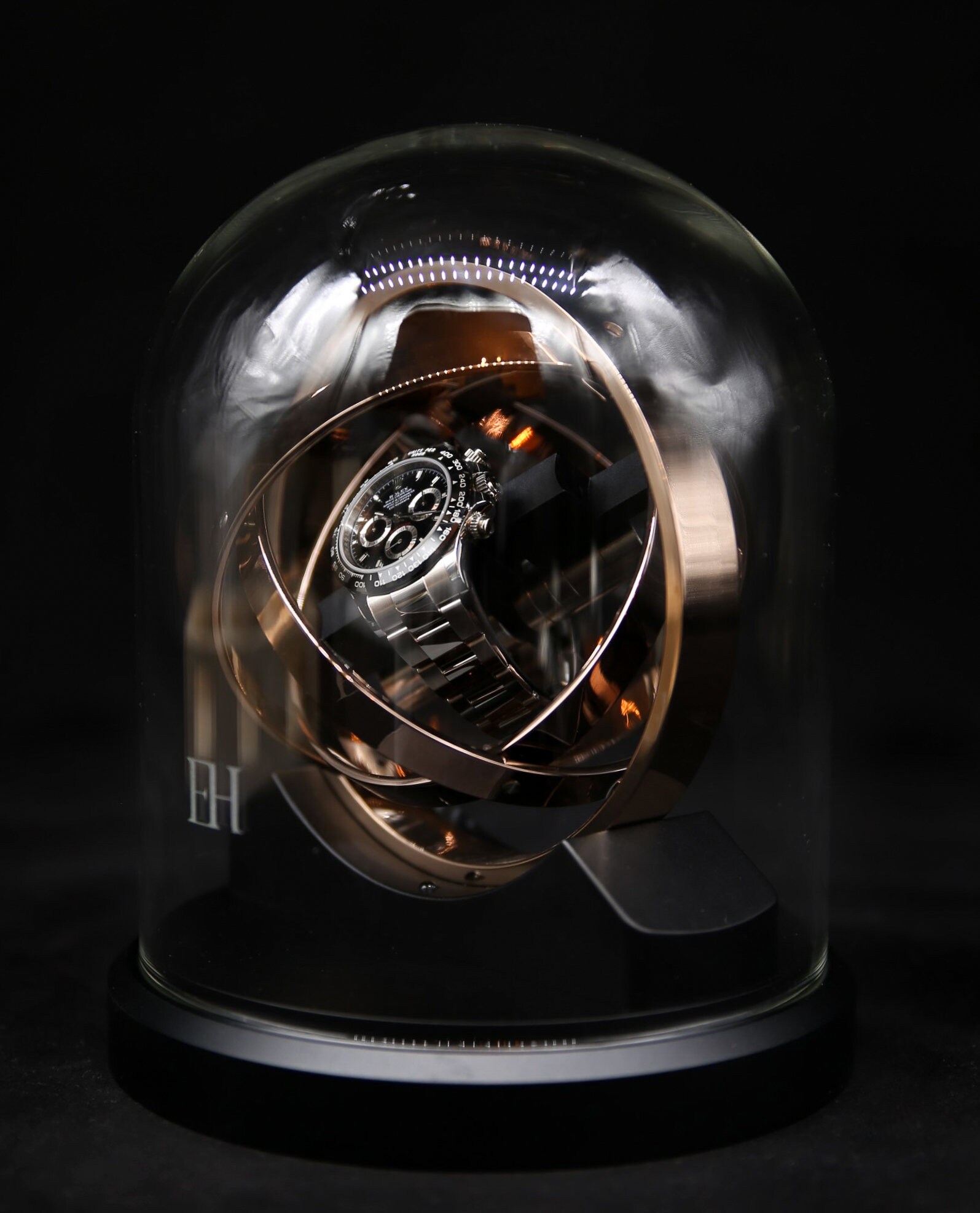 Gyroscopic LED Watch Winder GYROWINDER Gyro Orbit Winder - Etsy