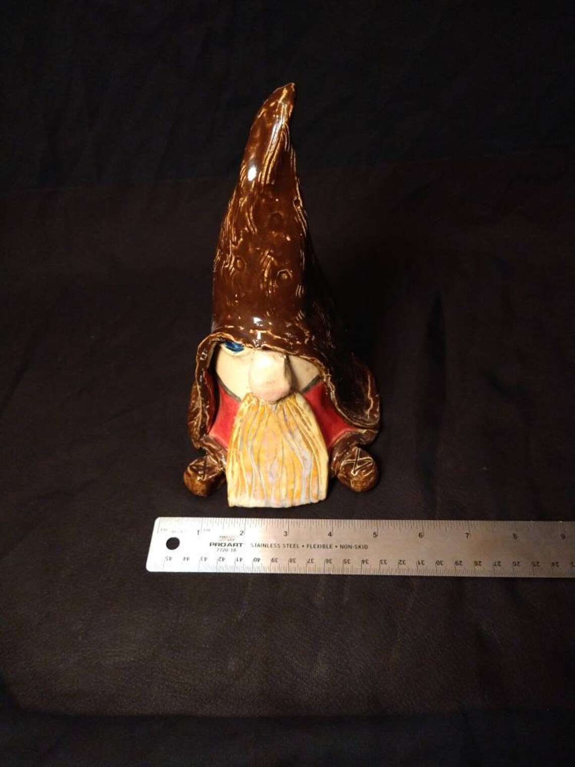 Wizard garden gnome. Decorative garden sculpture. | Etsy