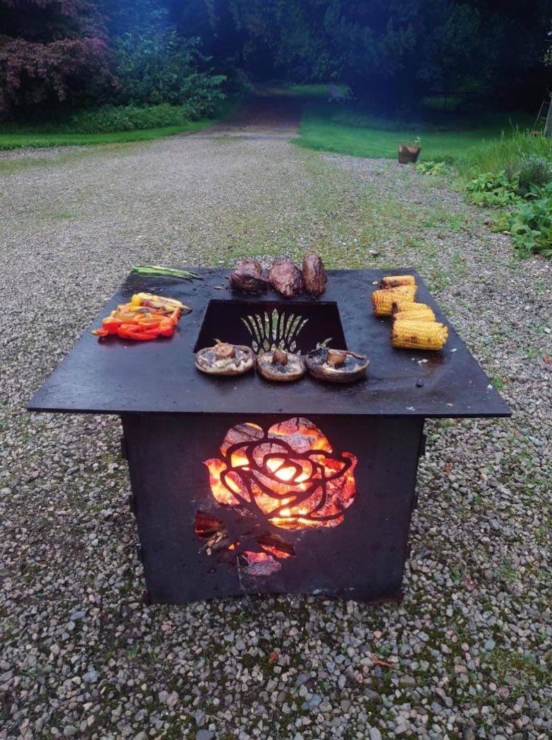 Firebox With Cooking Plate - Etsy UK