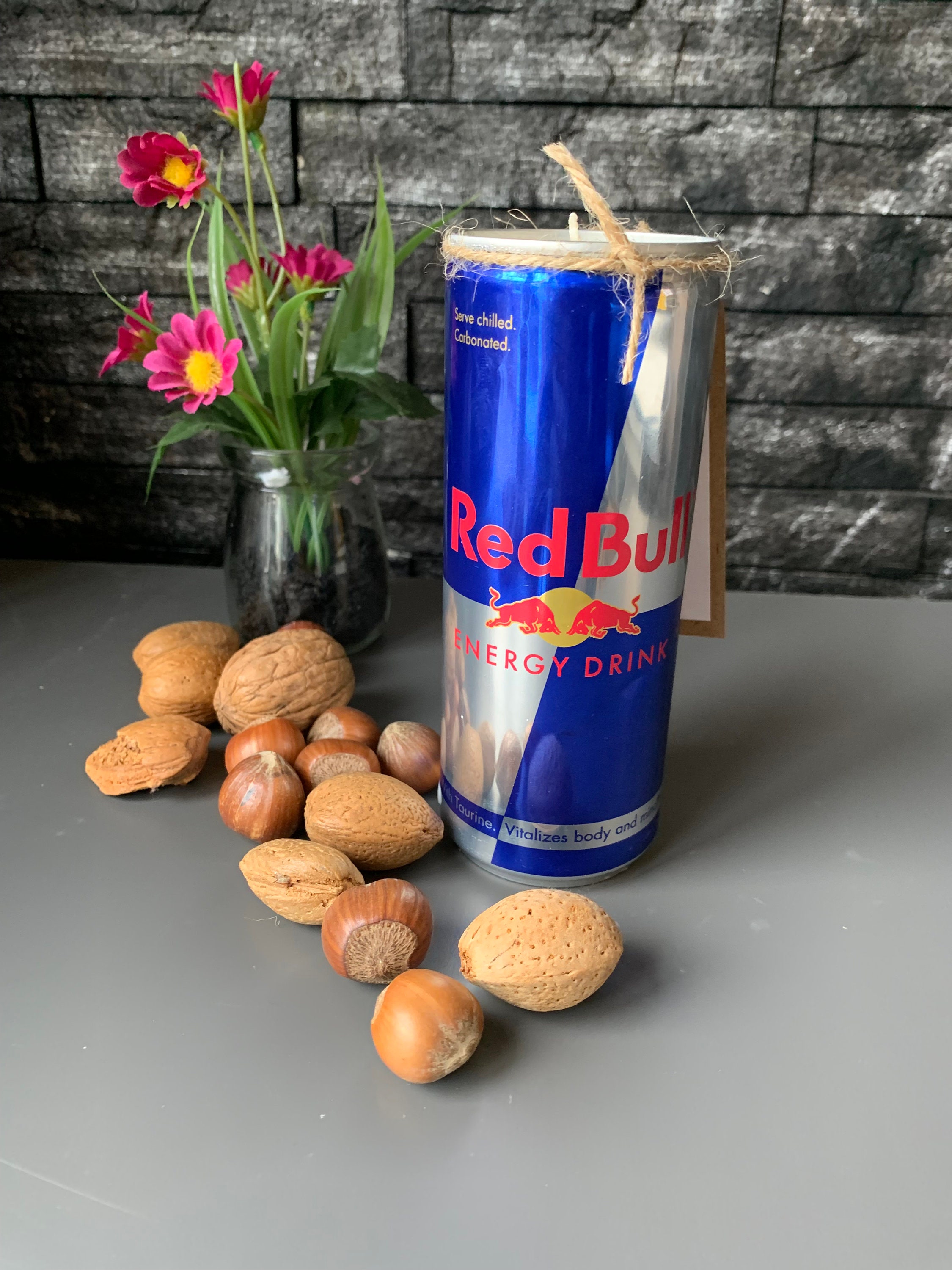 Redbull Can In Hand