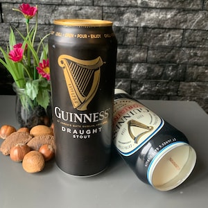 Guinness Can Candle -hand Poured, Vegan Friendly, Sustainable ...