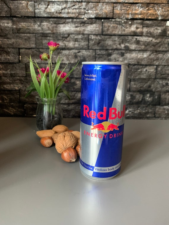 Redbull Can In Hand