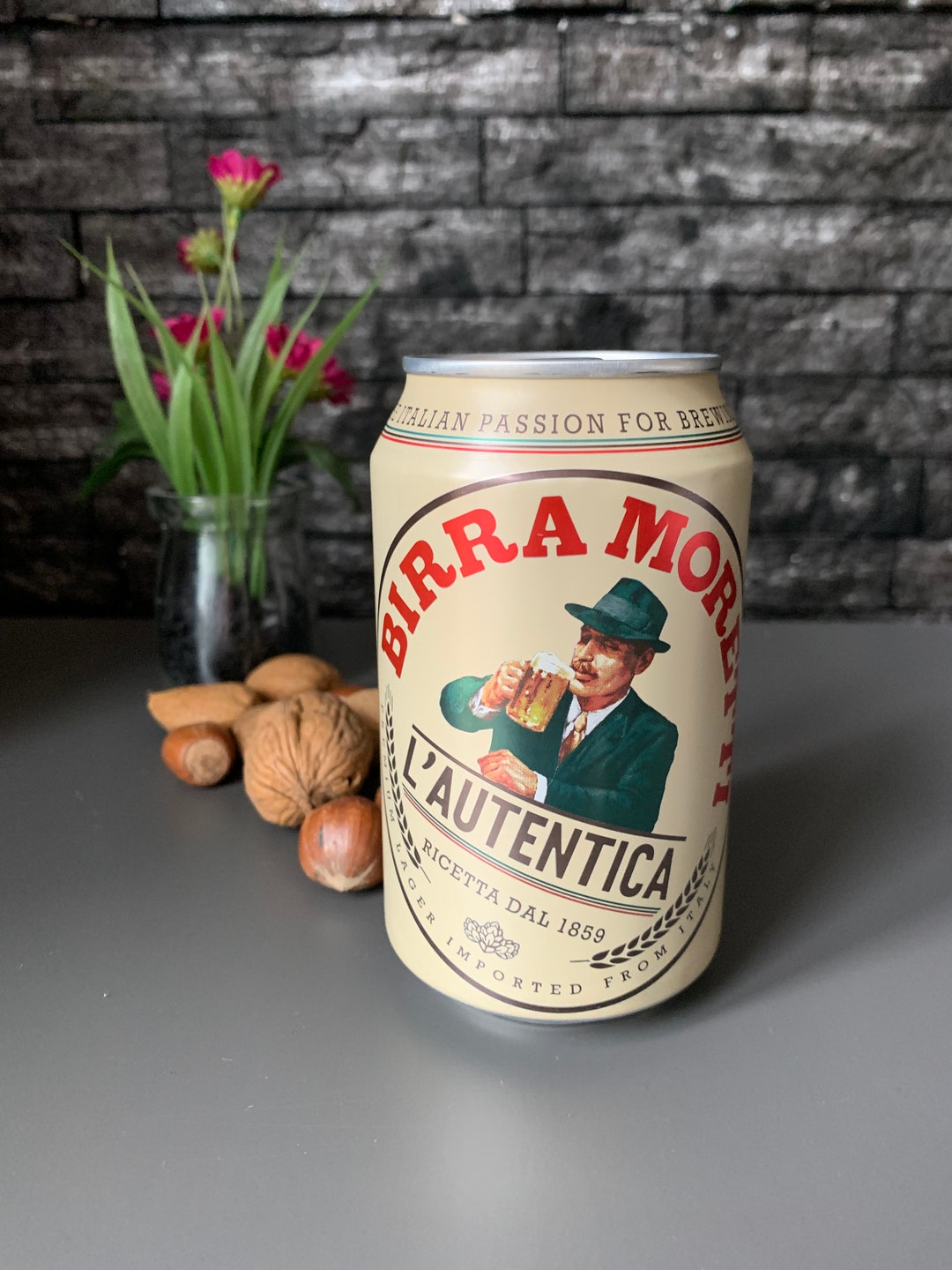 Birra Moretti Can Candle -hand Poured, Vegan Friendly, Sustainable ...