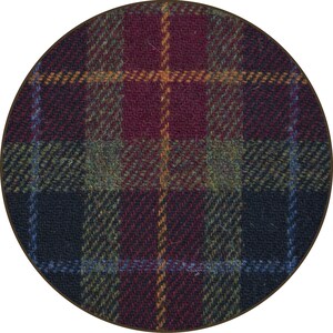 Harris Tweed Check Scarlet Cushion Cover 100% Wool Available in 5 Sizes ...