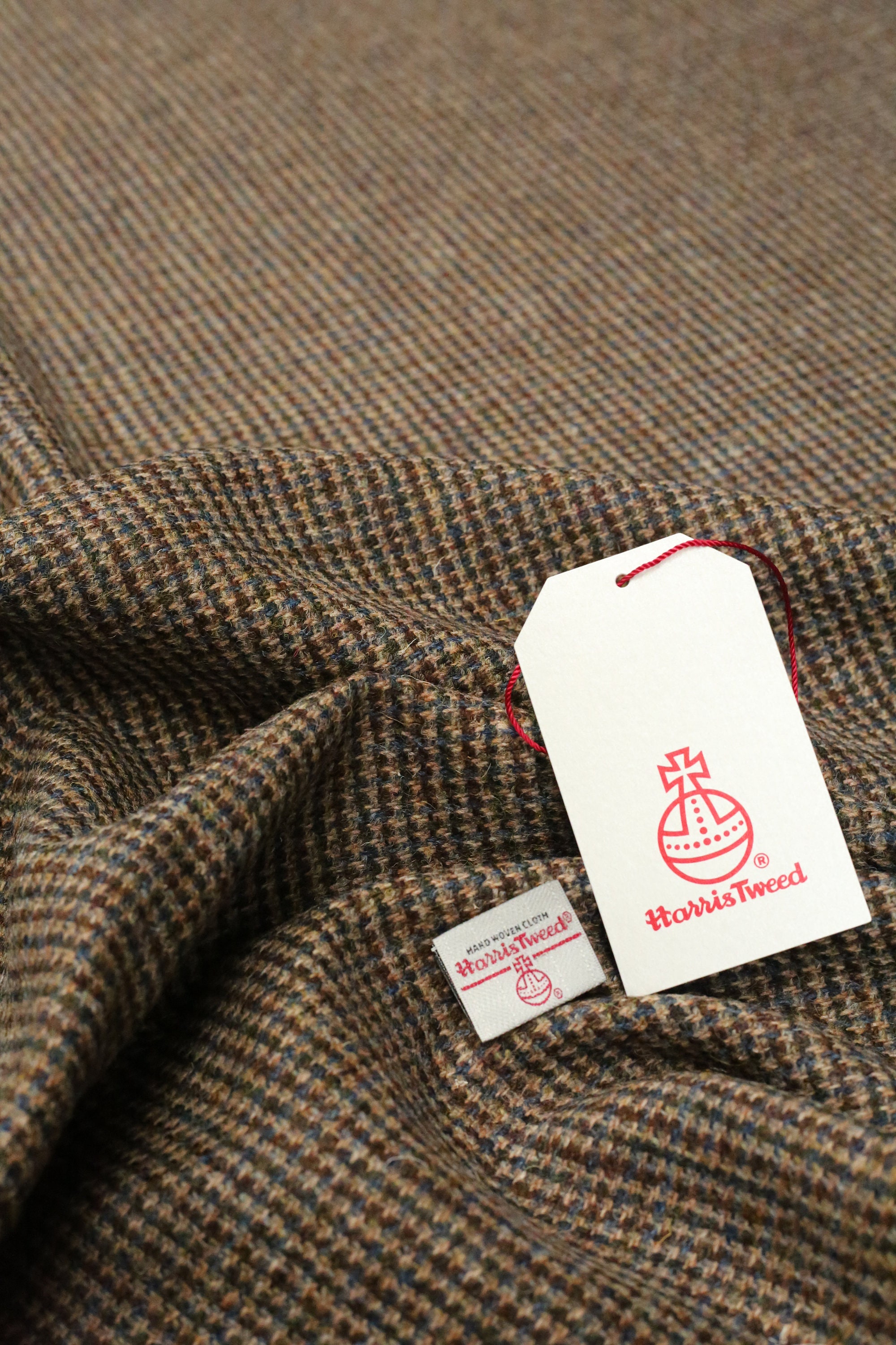 Harris Tweed Fabric by Metre Brown Tweed Sorrel suitable for | Etsy
