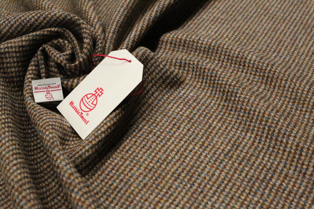 Harris Tweed Fabric by Metre - Brown Tweed Sorrel Suitable for ...