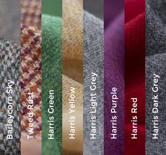 Authentic Harris Tweed Fabric Samples From the Isle of - Etsy UK