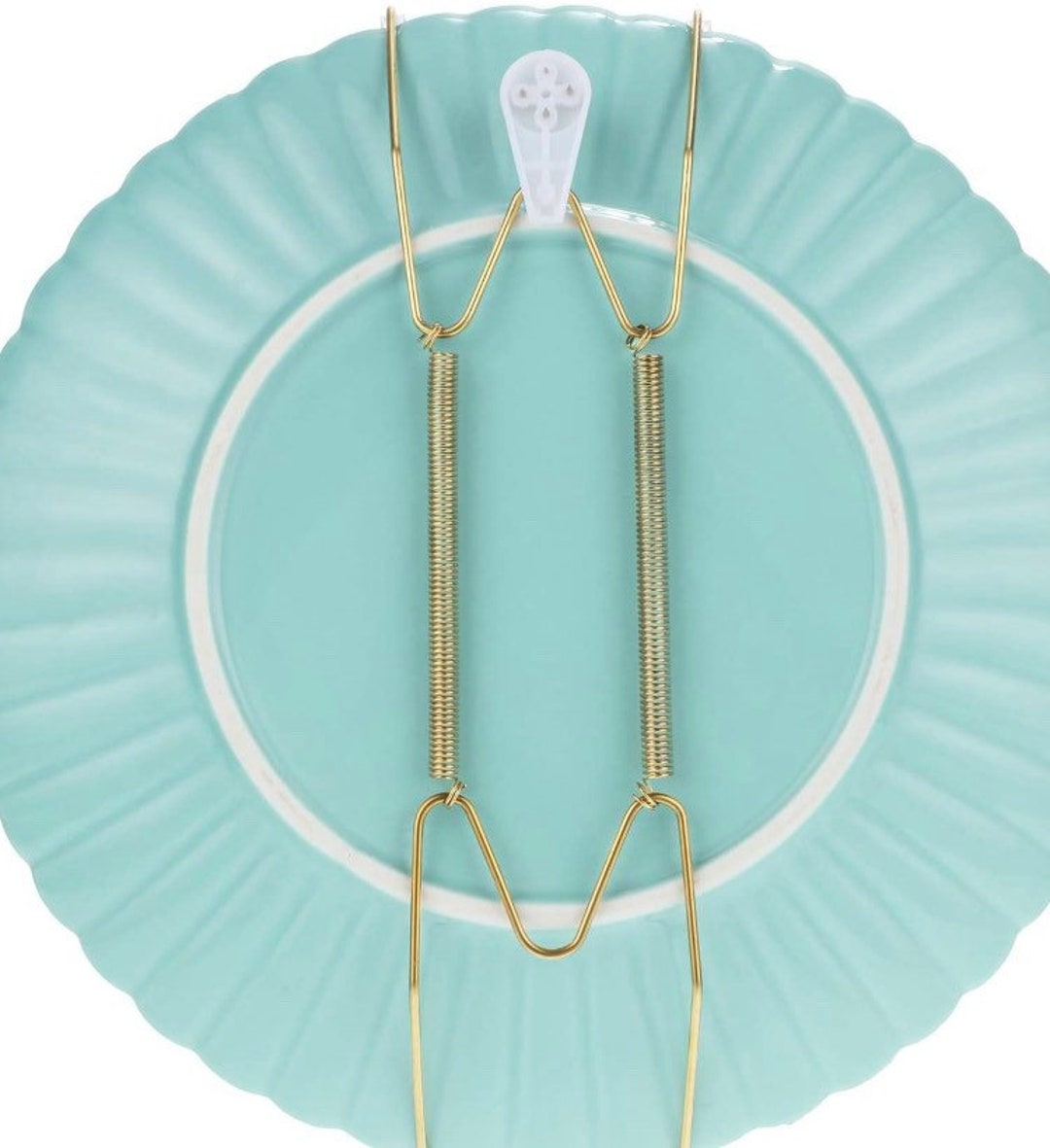 Plate Wall Hanger Brass Finish Fits 8-10 Plates - Etsy