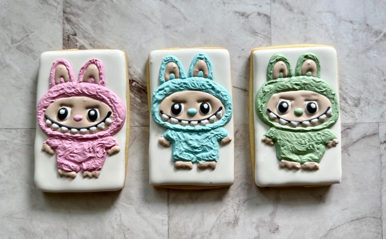 Labubu Cookie Set of 3 - Etsy