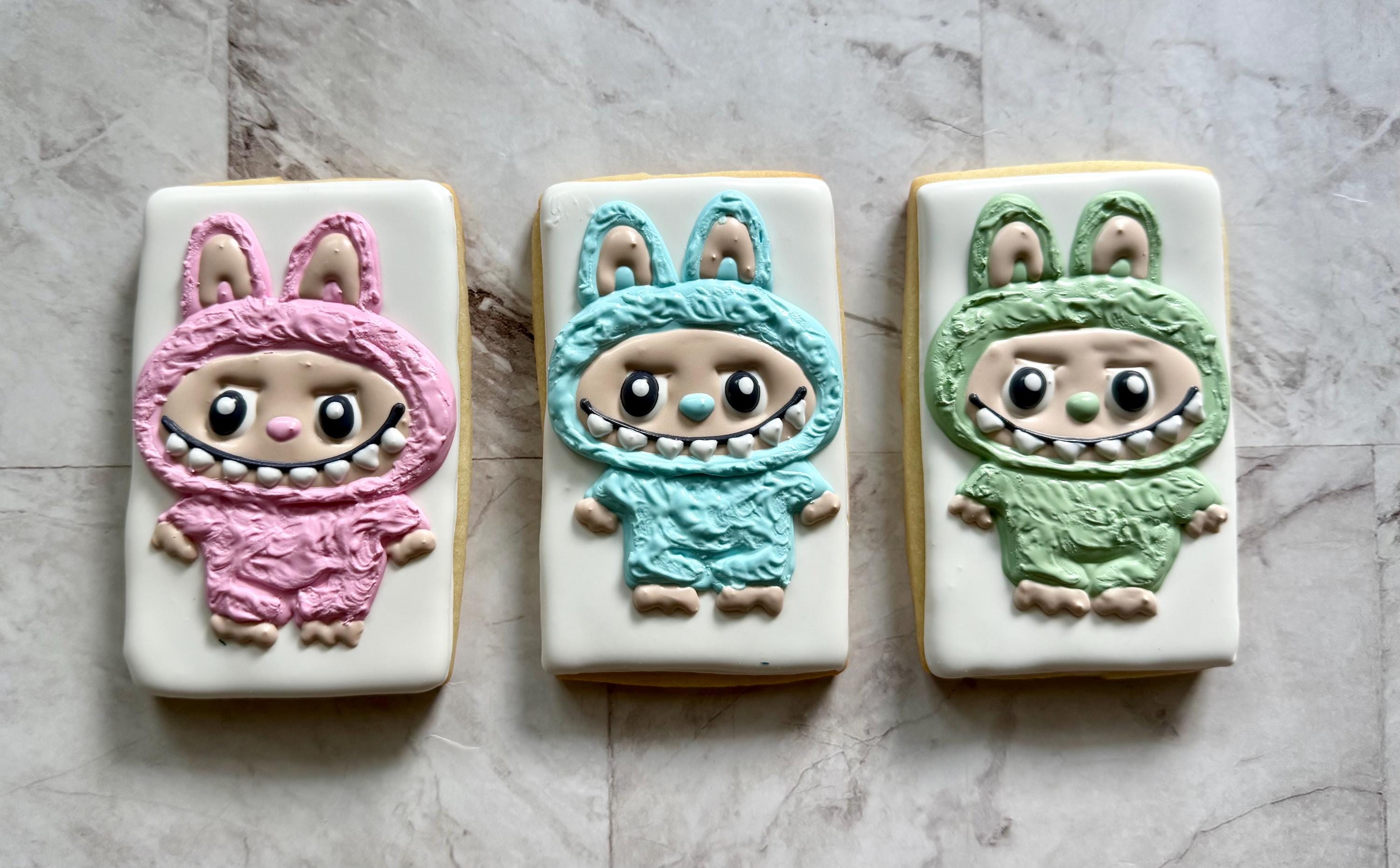Labubu Cookie Set of 3 - Etsy