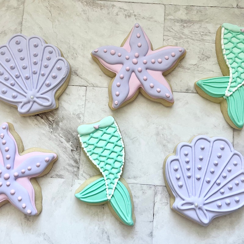 Mermaid Cookies - Etsy