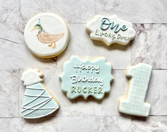 One Lucky Duck Sugar Cookies - Etsy