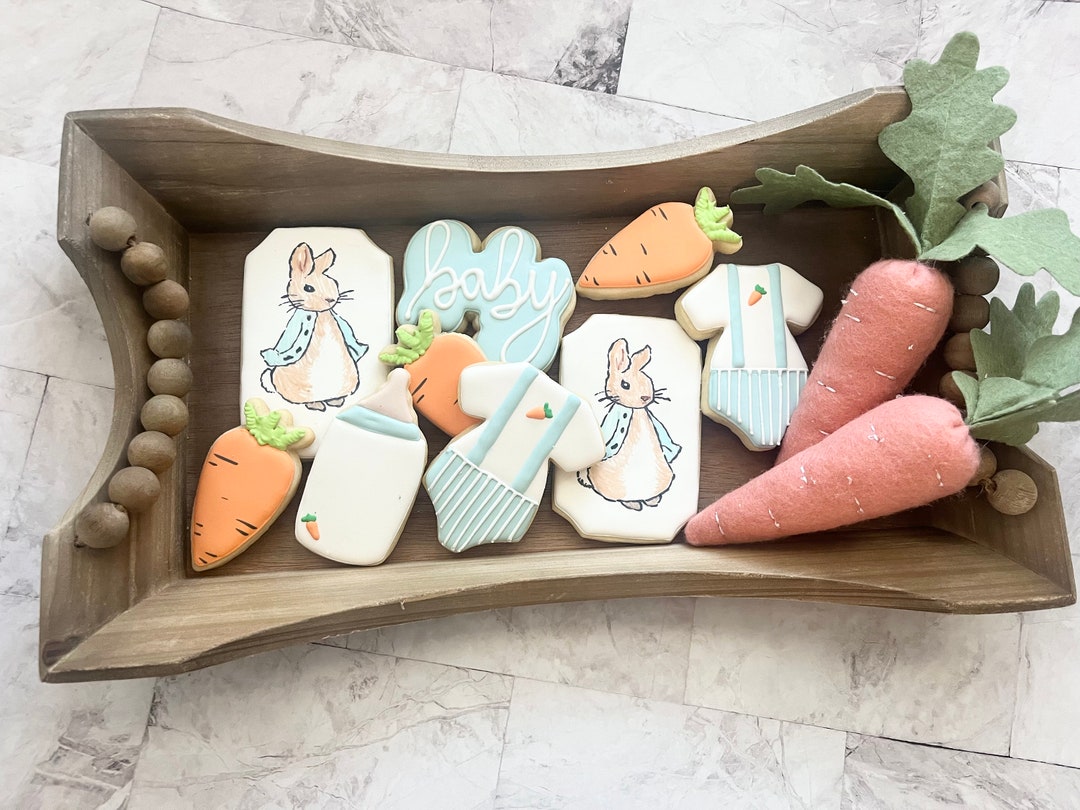 Peter Rabbit Baby Shower Cookie Dozen - Etsy
